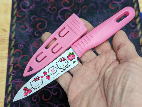 7.5" Hello Kitty Pairing Knife w/ Sheath – LIGHTNING OTF KNIVES