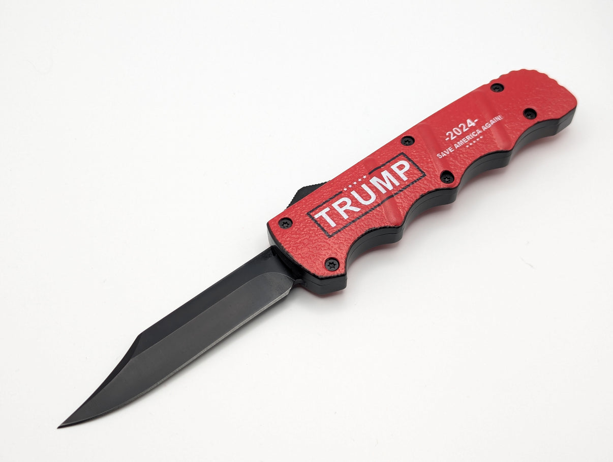 8.75" TRUMP 2024 D/A OTF KNIFE – LIGHTNING OTF KNIVES