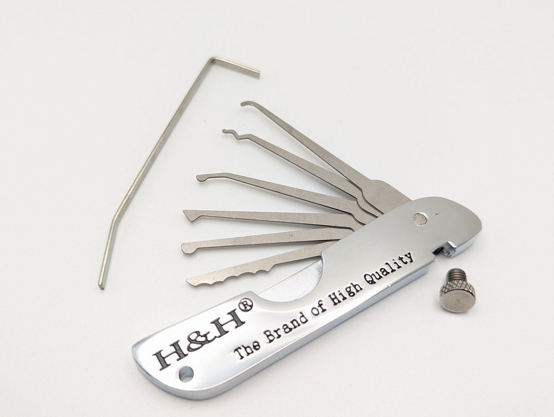 H&H 7 PC LOCK PICK KEY EXTRACTION TOOL – LIGHTNING OTF KNIVES