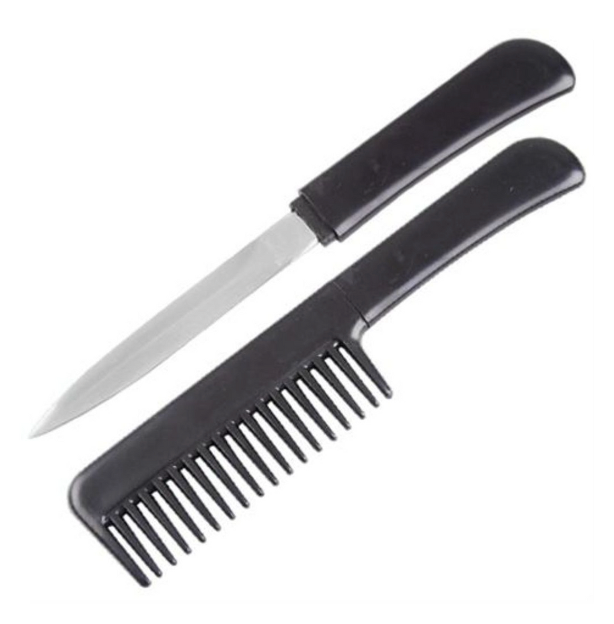 Concealed Comb Knife Black – LIGHTNING OTF KNIVES