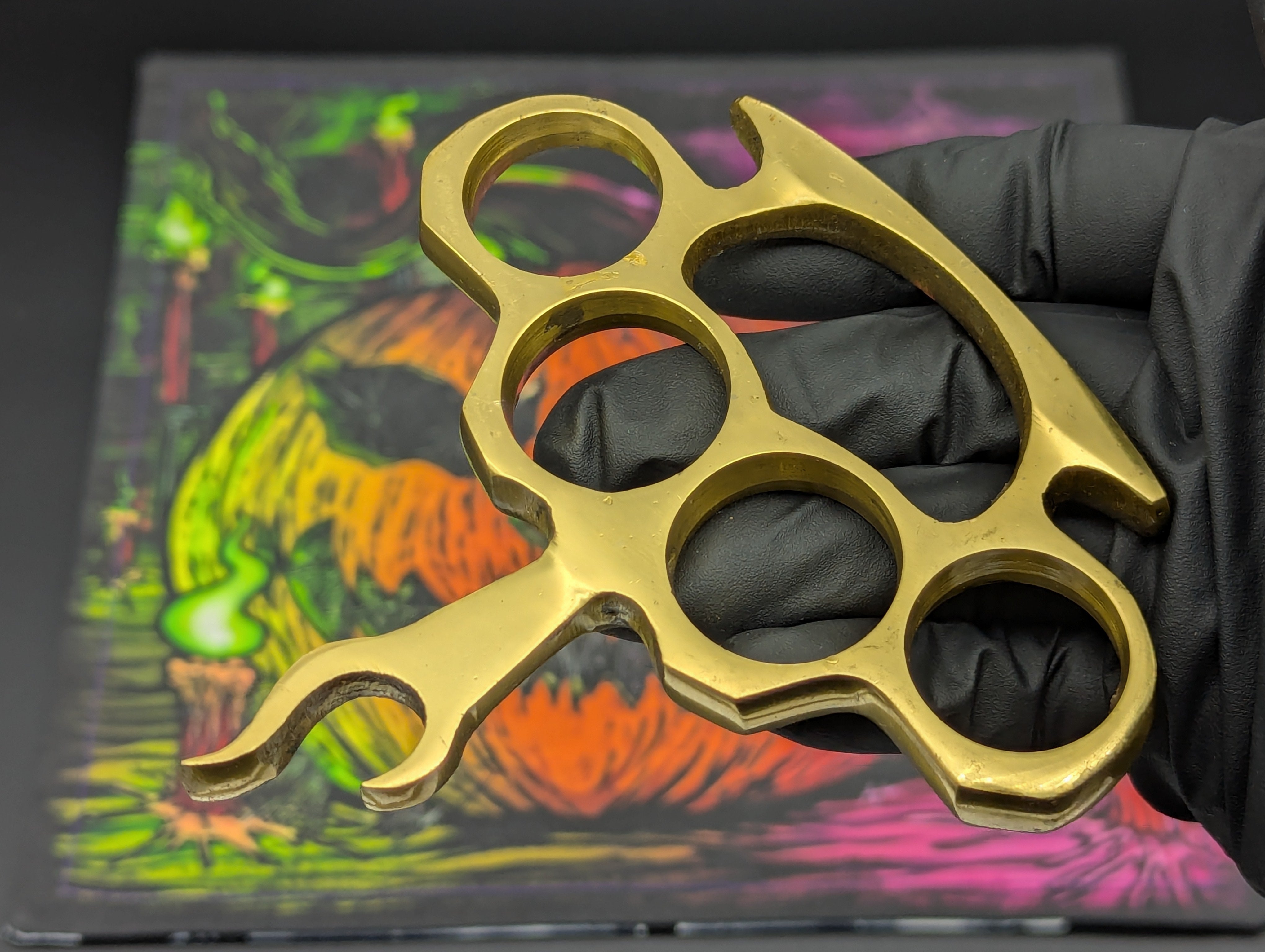 Solid Brass Knuckle Bottle Opener – LIGHTNING OTF KNIVES