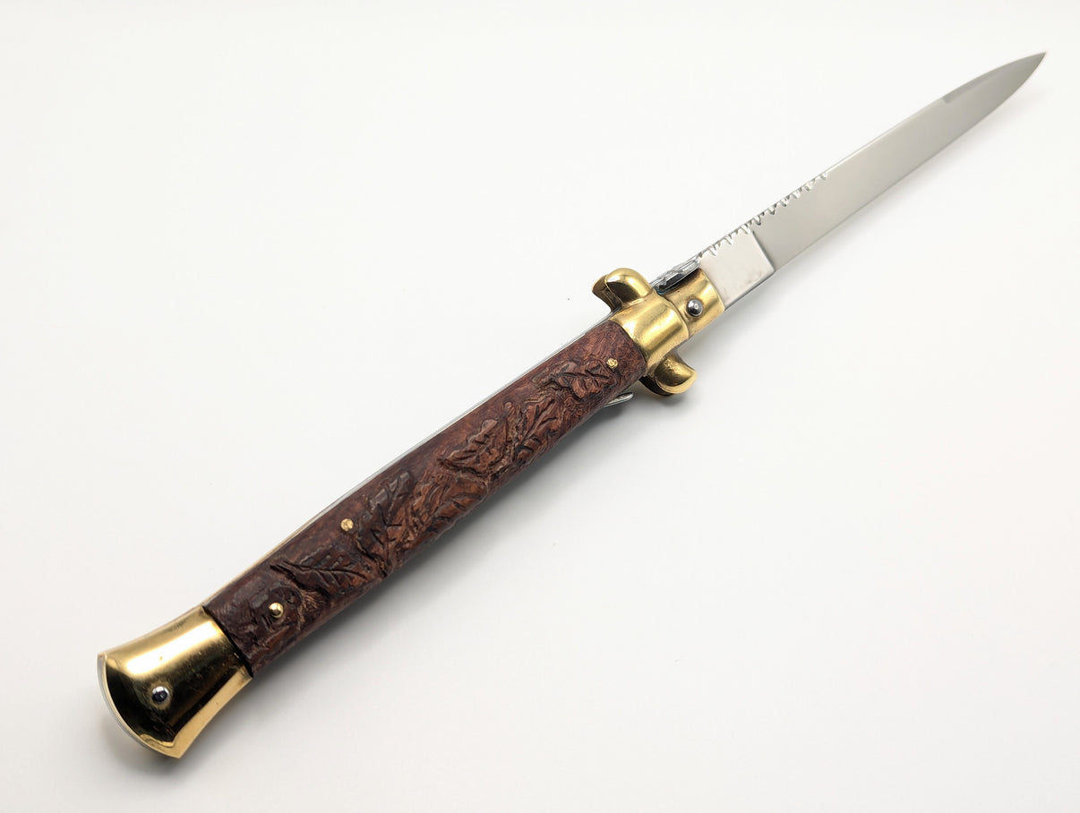 Vintage 11" J INOX Custom Handmade Italian Stiletto – LIGHTNING OTF KNIVES