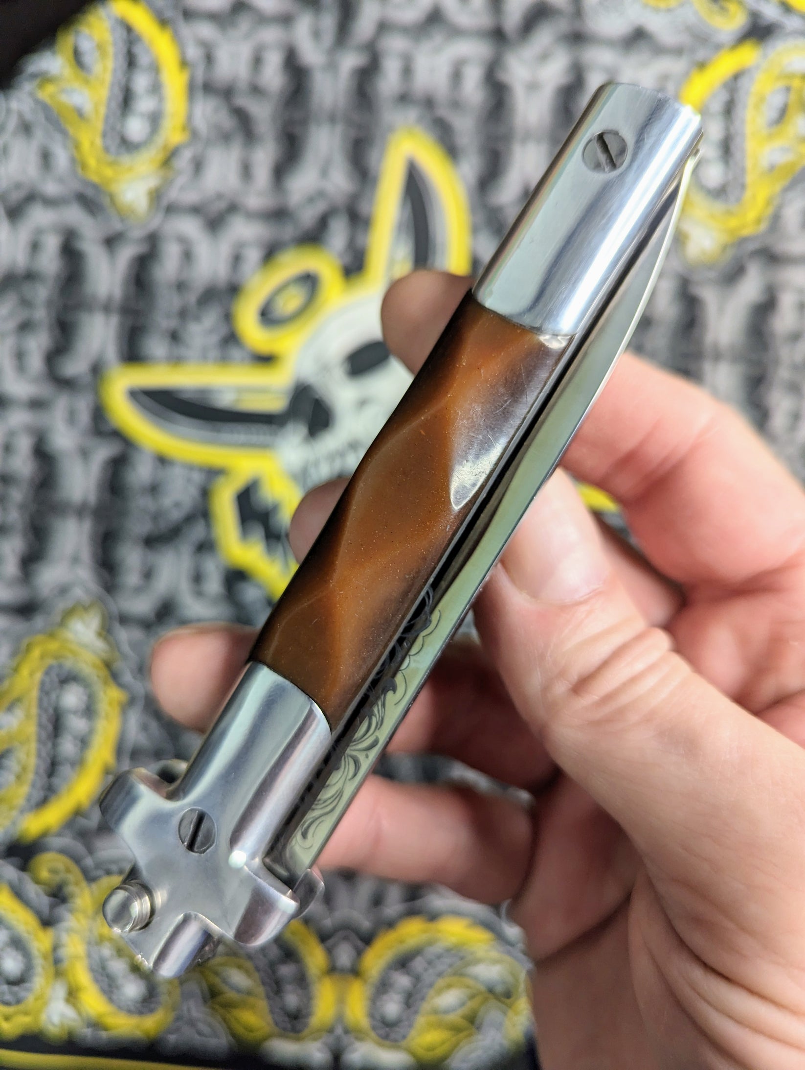 Vintage Russian Prison Made XL Stiletto Knife – LIGHTNING OTF KNIVES