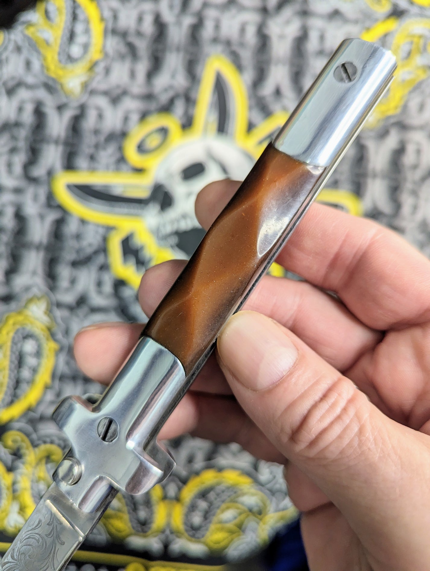 Vintage Russian Prison Made XL Stiletto Knife – LIGHTNING OTF KNIVES