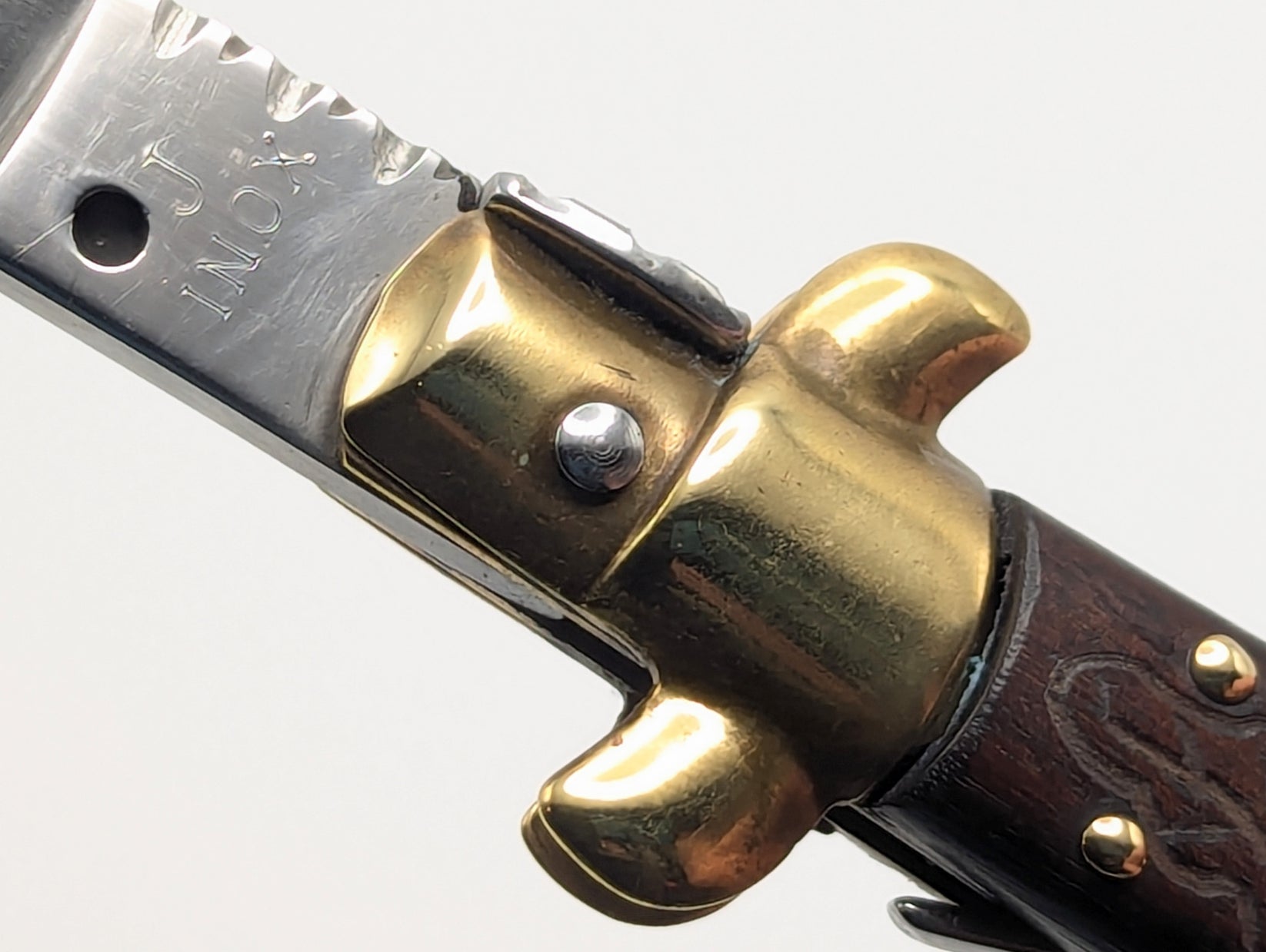 Vintage 11" J INOX Custom Handmade Italian Stiletto – LIGHTNING OTF KNIVES