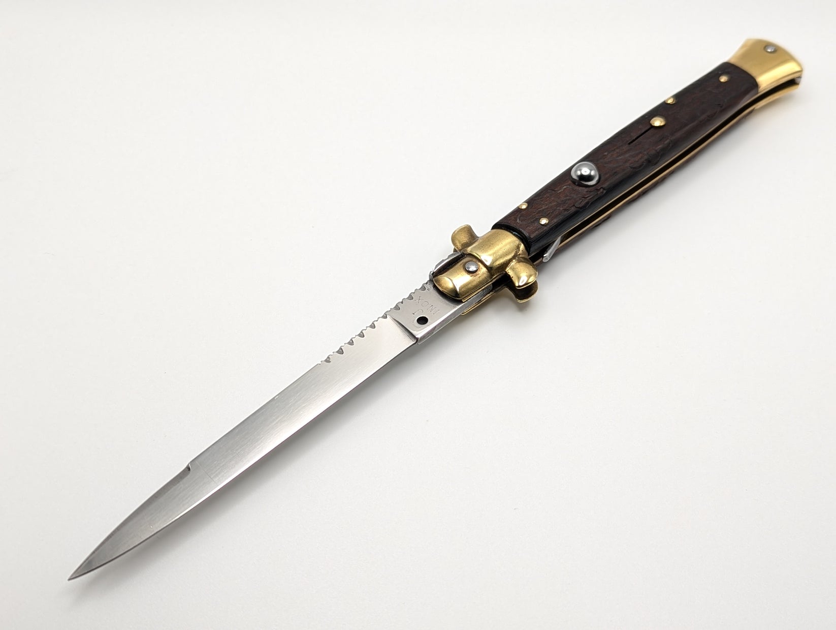 Vintage 11" J INOX Custom Handmade Italian Stiletto – LIGHTNING OTF KNIVES