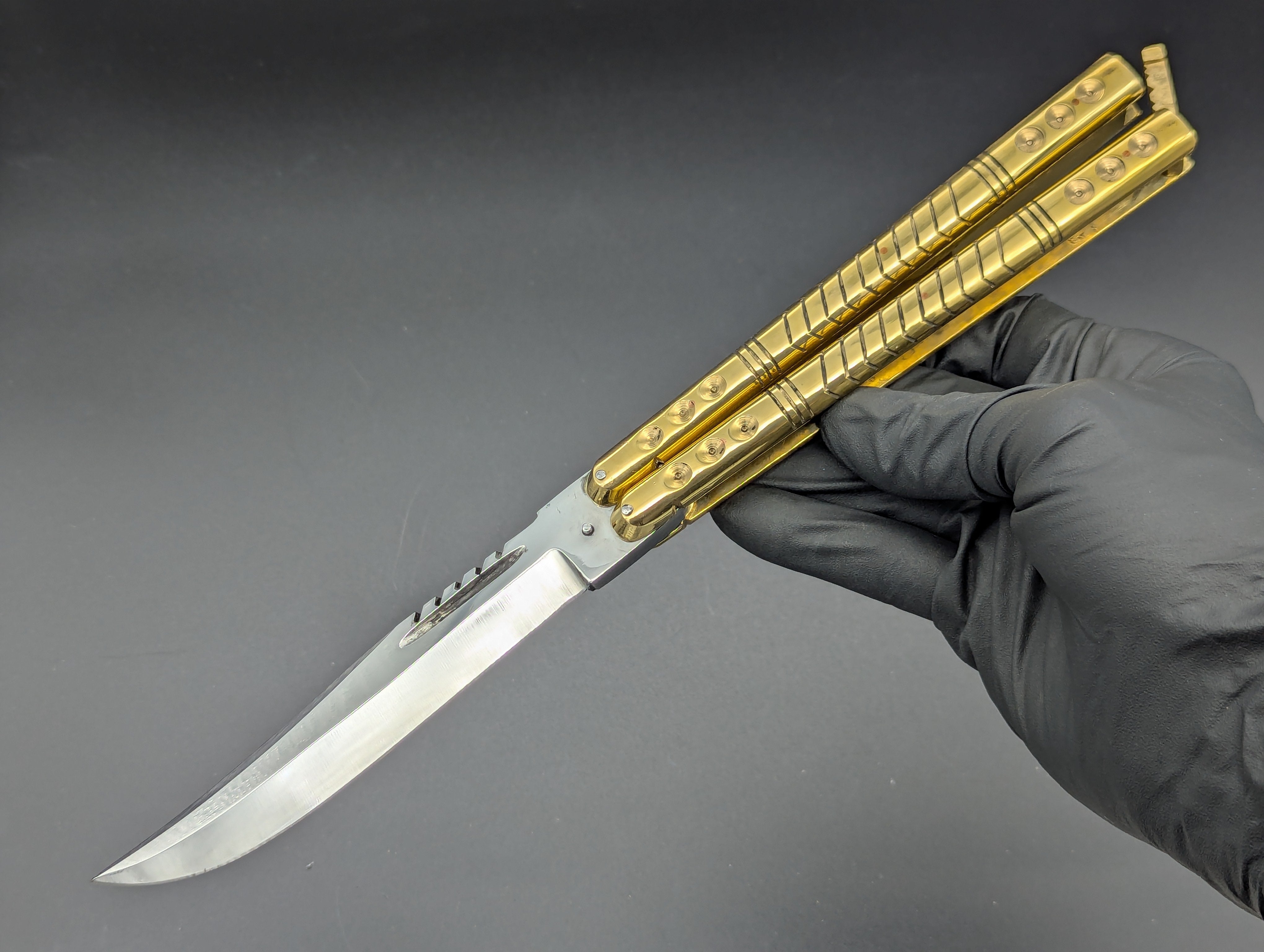 388g ULTRA HEAVYWEIGHT BRASS FHM BLOOD GROOVE CLIP BALI – LIGHTNING OTF ...