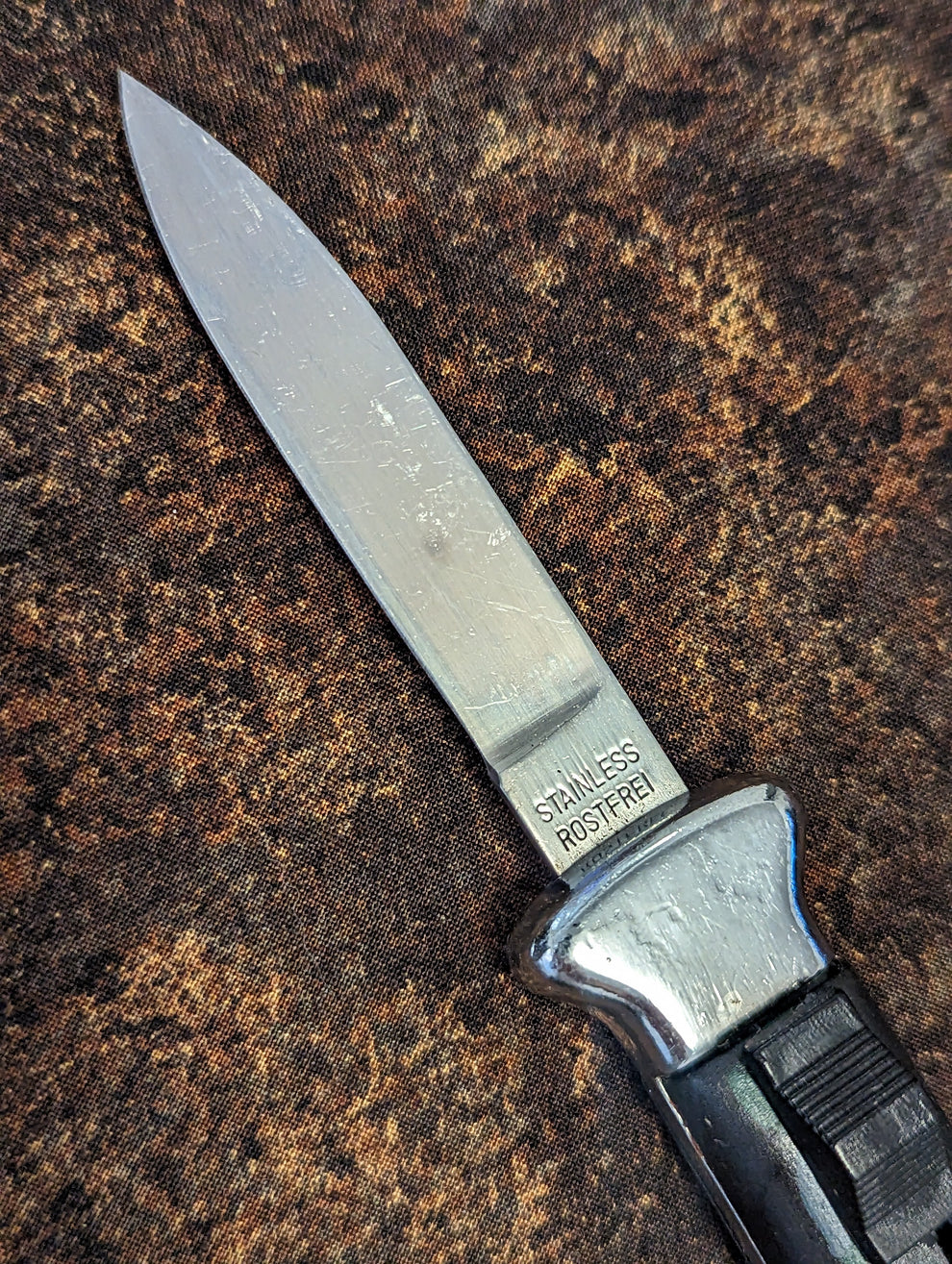 Vintage NATO MILITARY D/A OTF Knife Green Camo – LIGHTNING OTF KNIVES