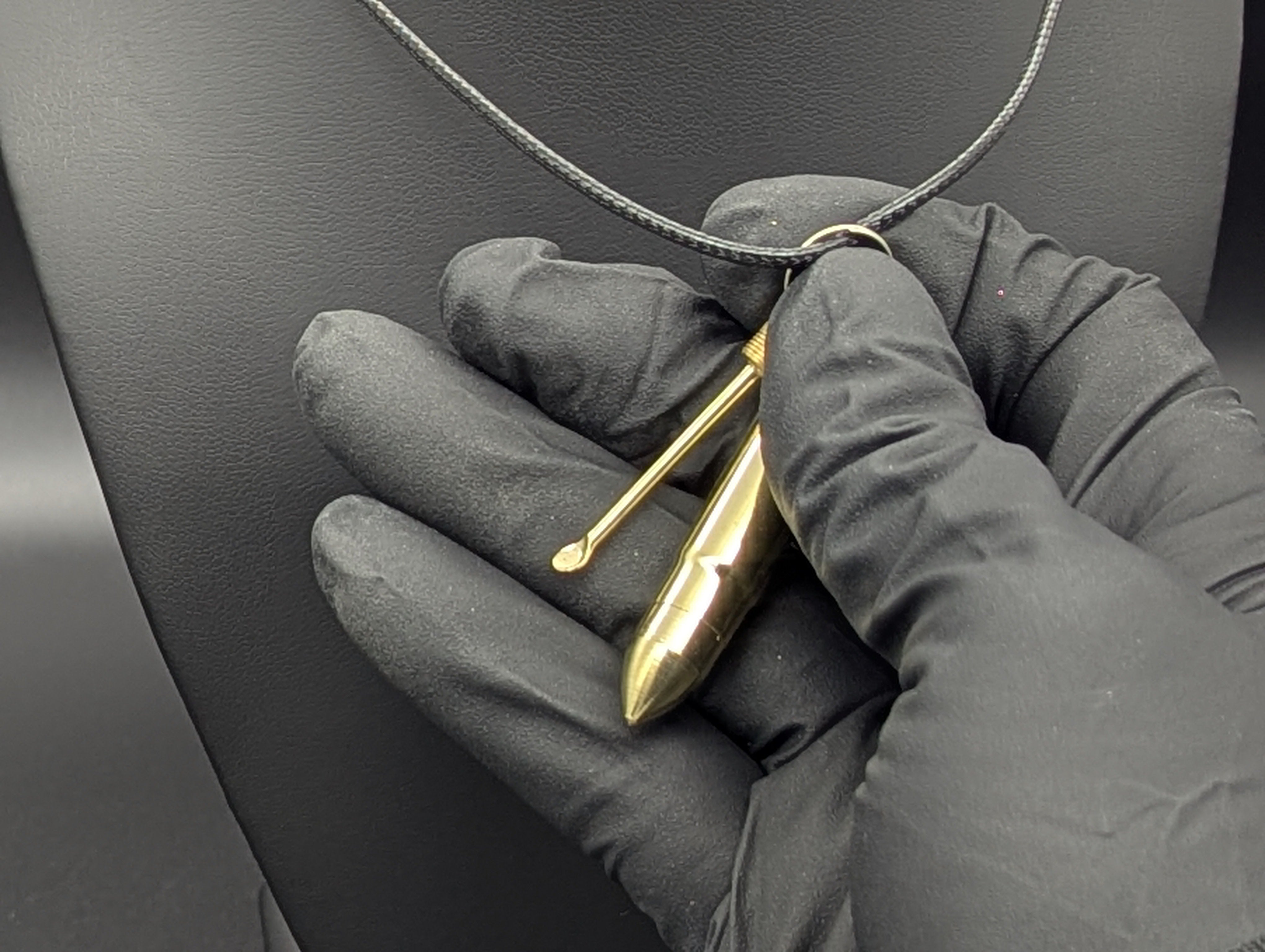 Brass Bullet Hidden Party Bump Spoon Keyring – LIGHTNING OTF KNIVES