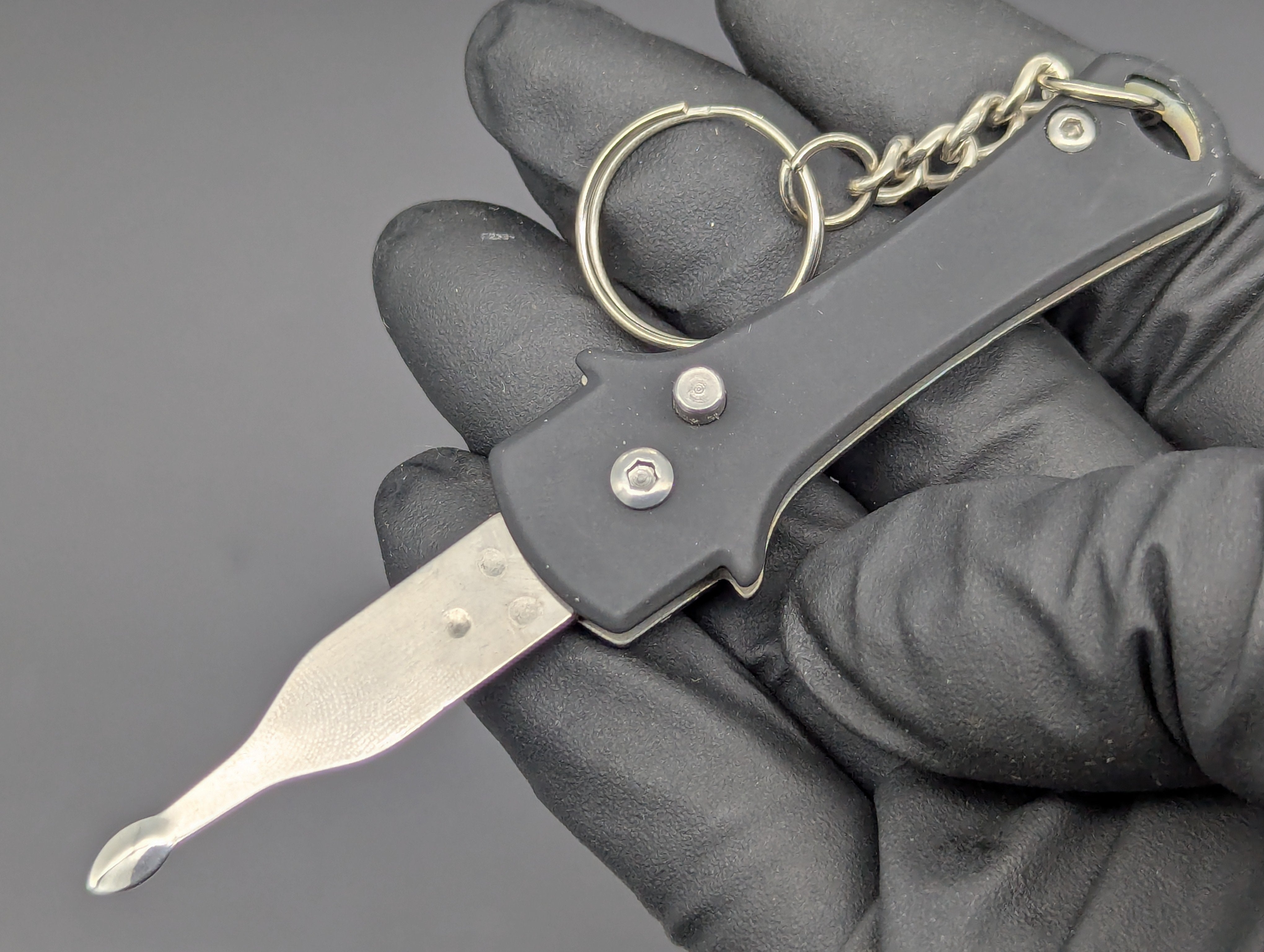 MINI SPOON SWITCHBLADE KEYRING – LIGHTNING OTF KNIVES