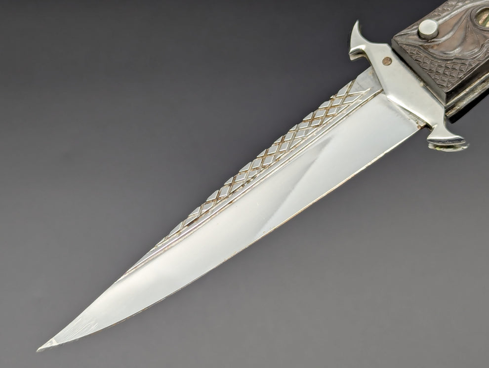 Vintage Soviet Era GOTHIC DAGGER Russian Prison Switchblade Knife ...