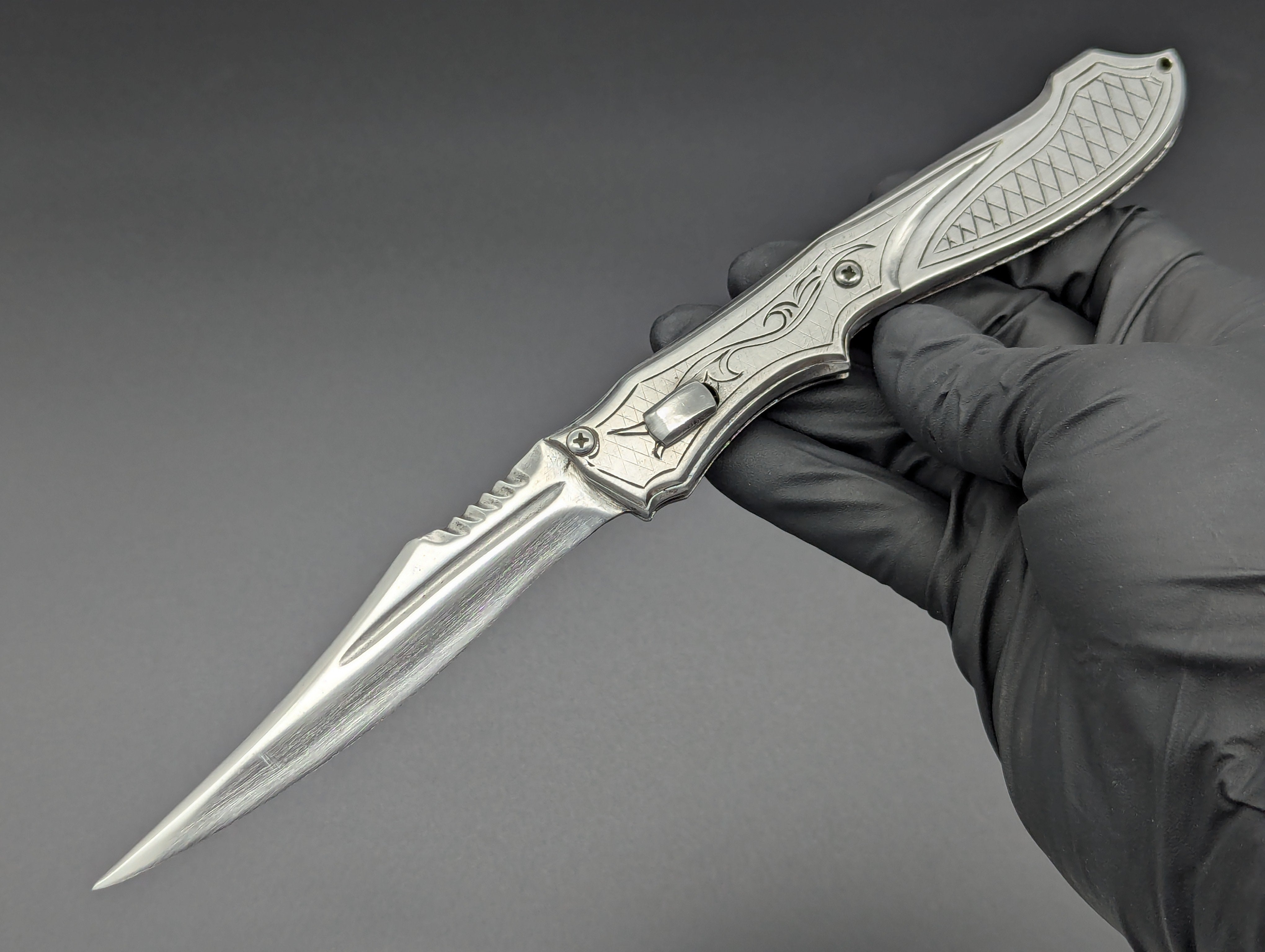 80's Soviet Era RPK SOLID STEEL Switchblade Knife – LIGHTNING OTF KNIVES